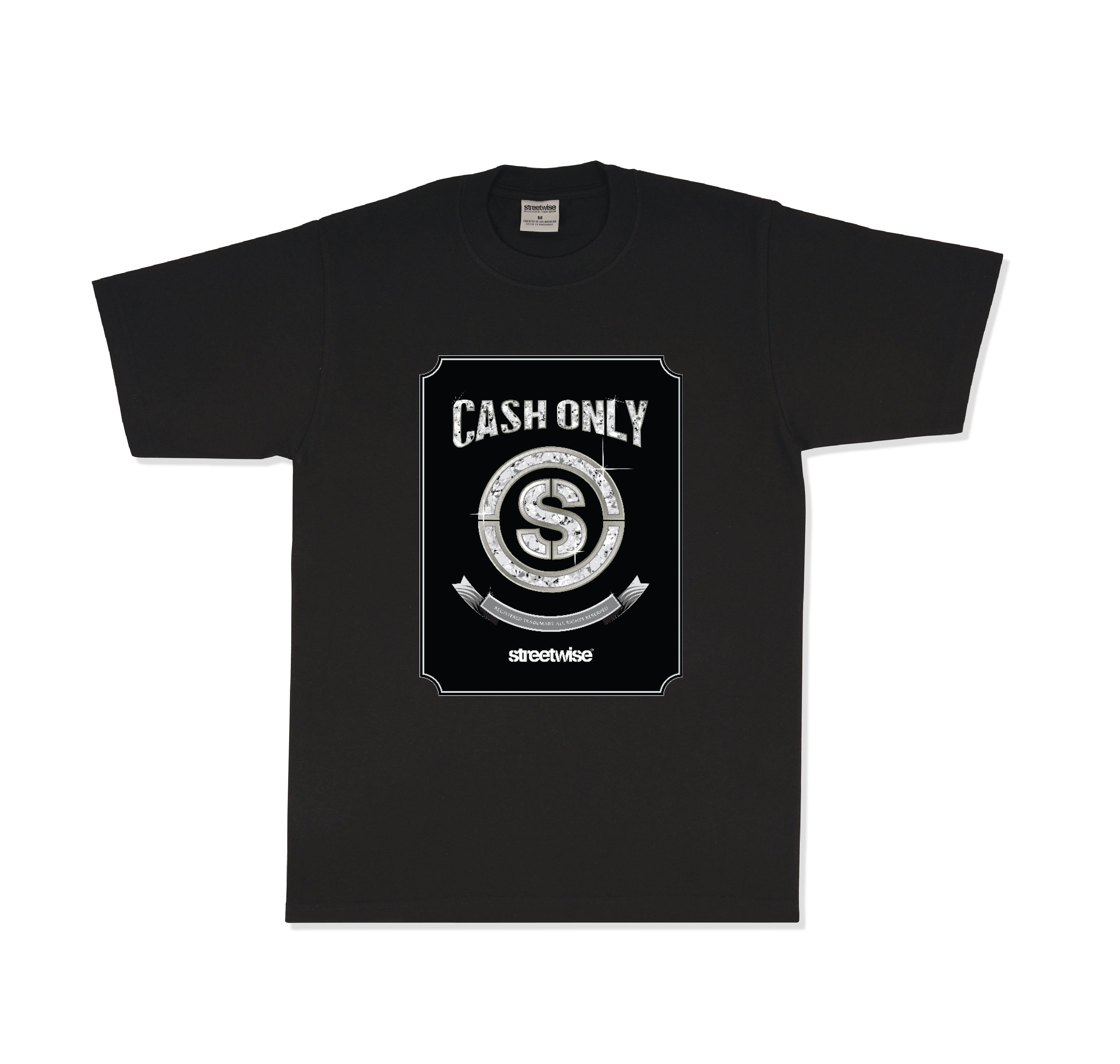 Cash Money T-Shirt (Black) | Streetwise Clothing