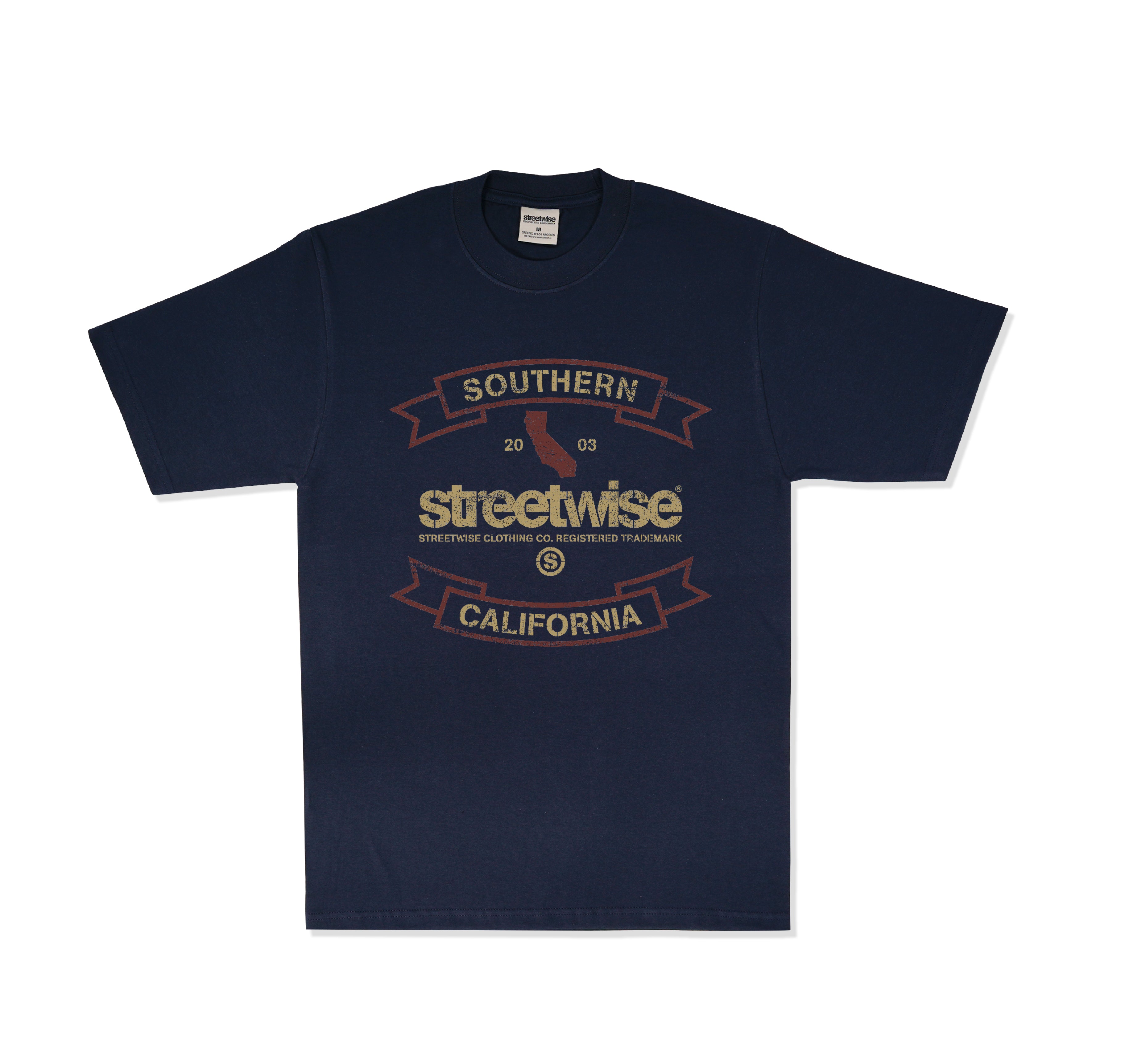 SC Label T-Shirt (Navy) – Streetwise Clothing