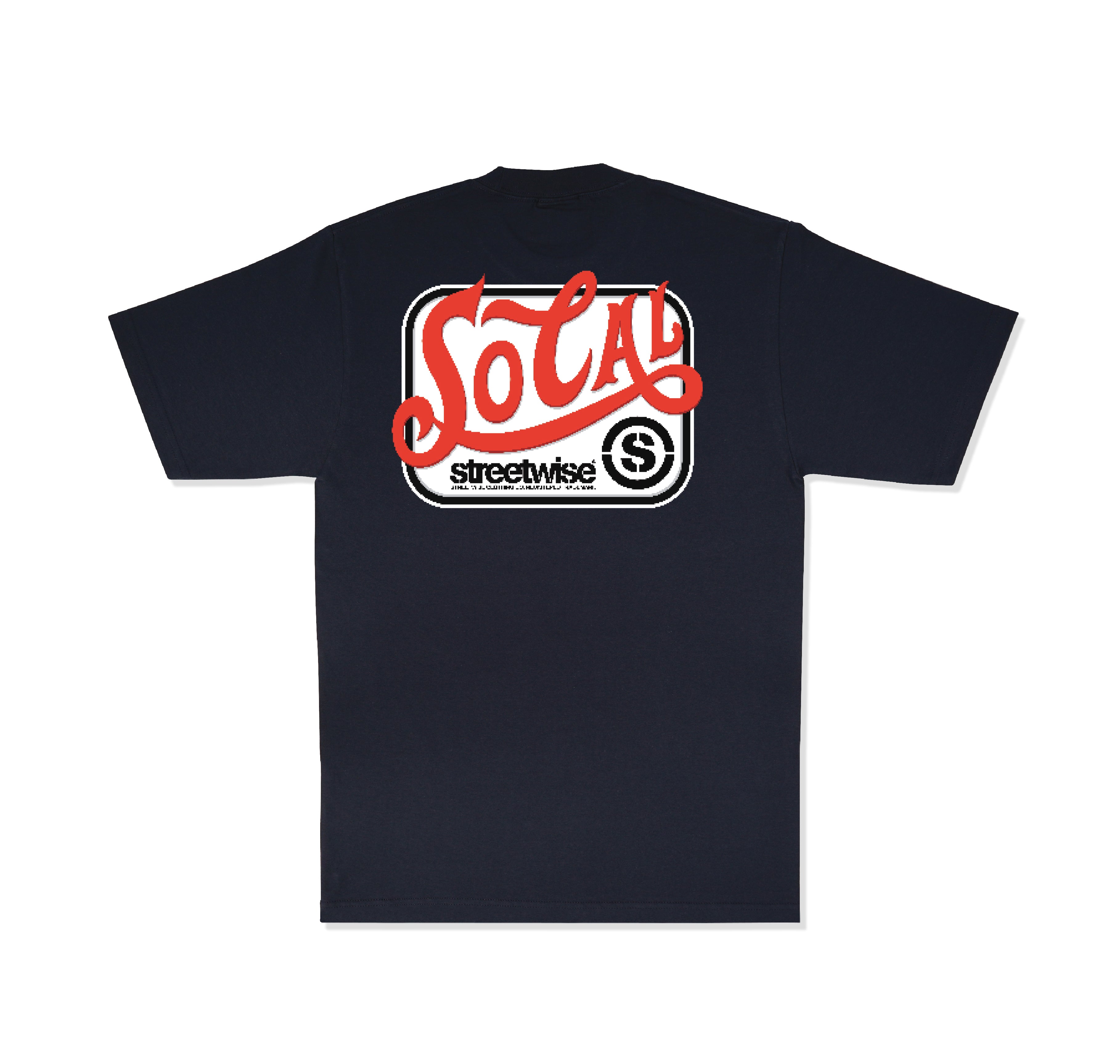 SOCAL Label T-Shirt (Navy) – Streetwise Clothing