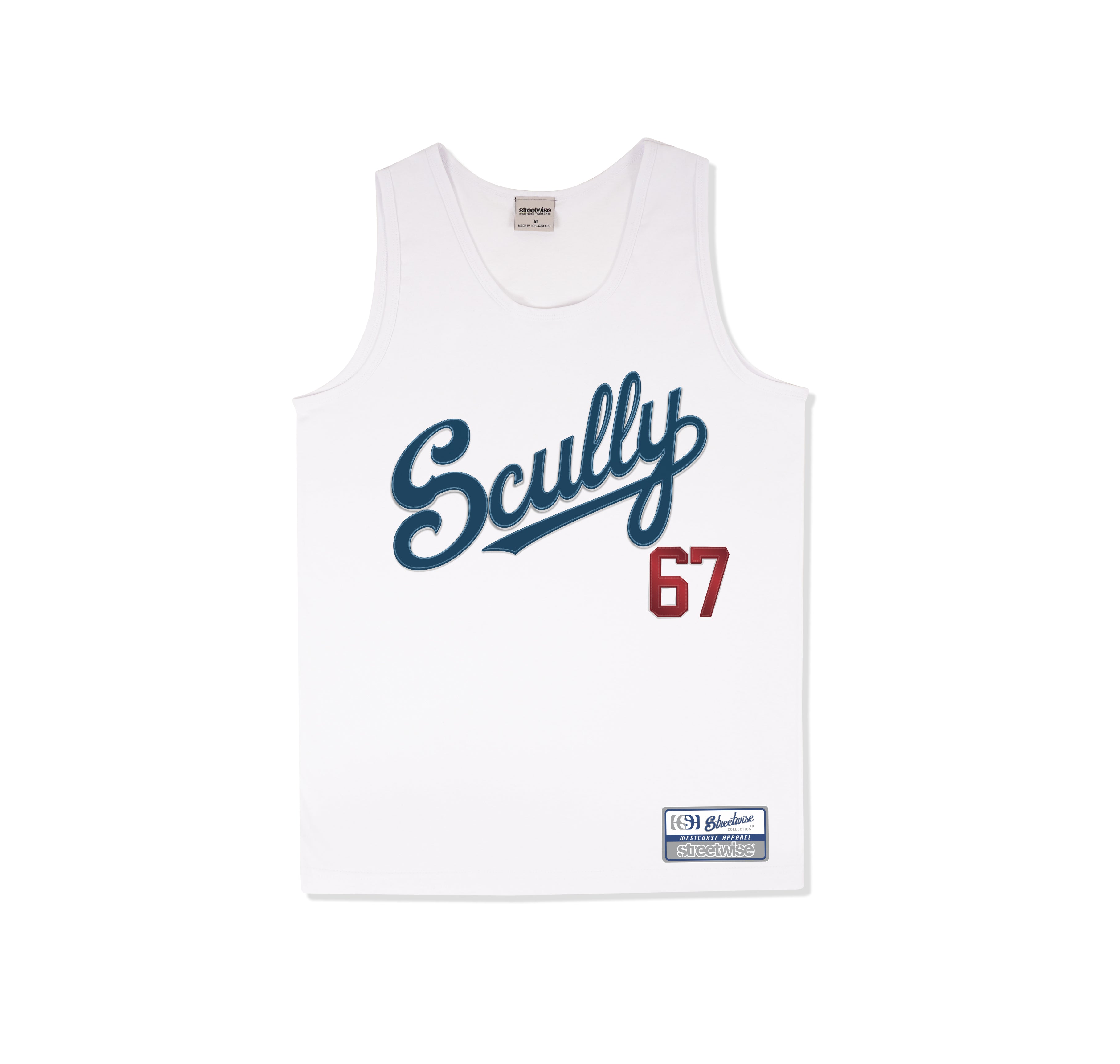 Scully Tank (White) | Streetwise Clothing